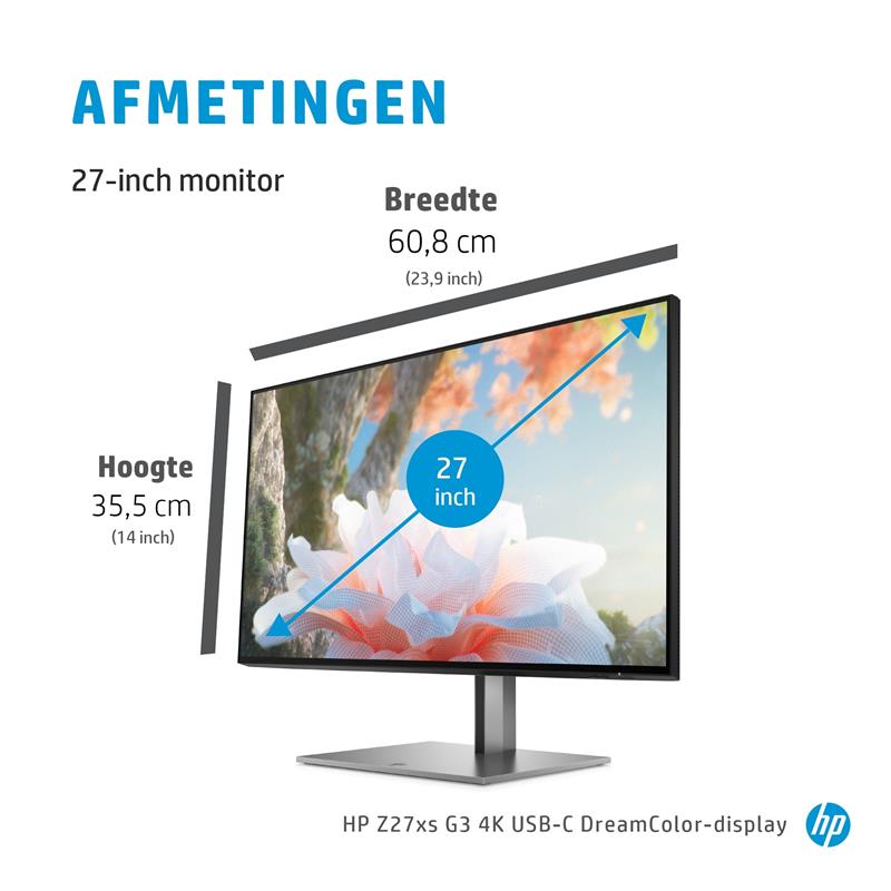 HP Z27xs G3 computer monitor 68,6 cm (27"") 3840 x 2160 Pixels 4K Ultra ...